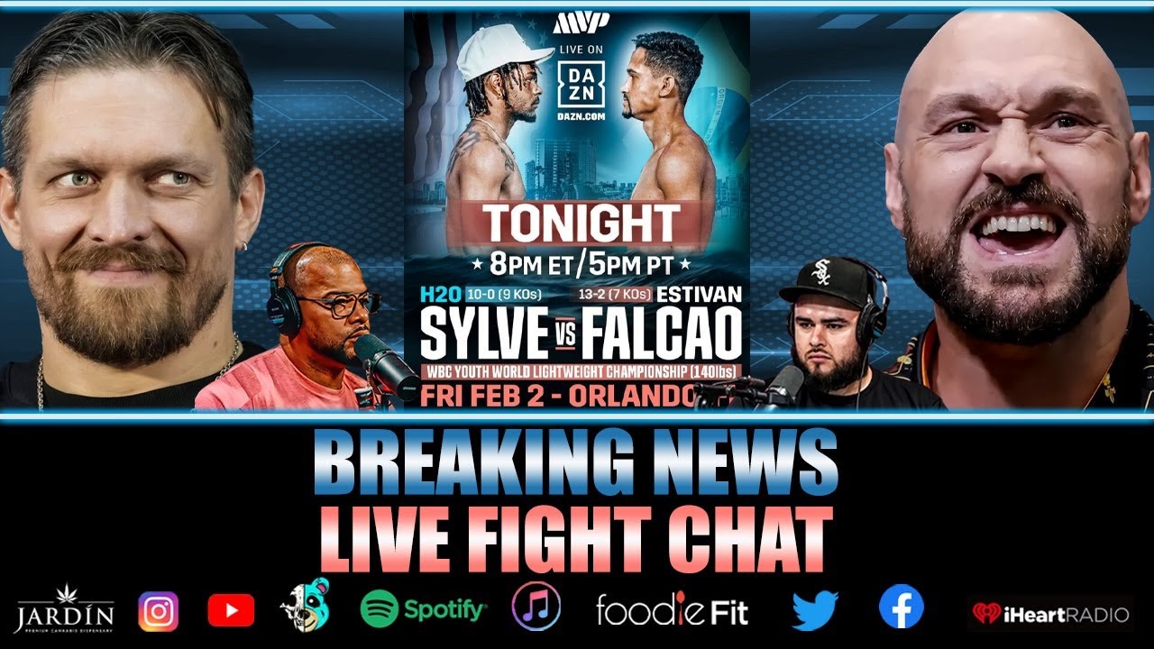 ☎️ Tyson Fury Suffers Cut, Usyk Fight Postponed Ashton Sylve vs ...