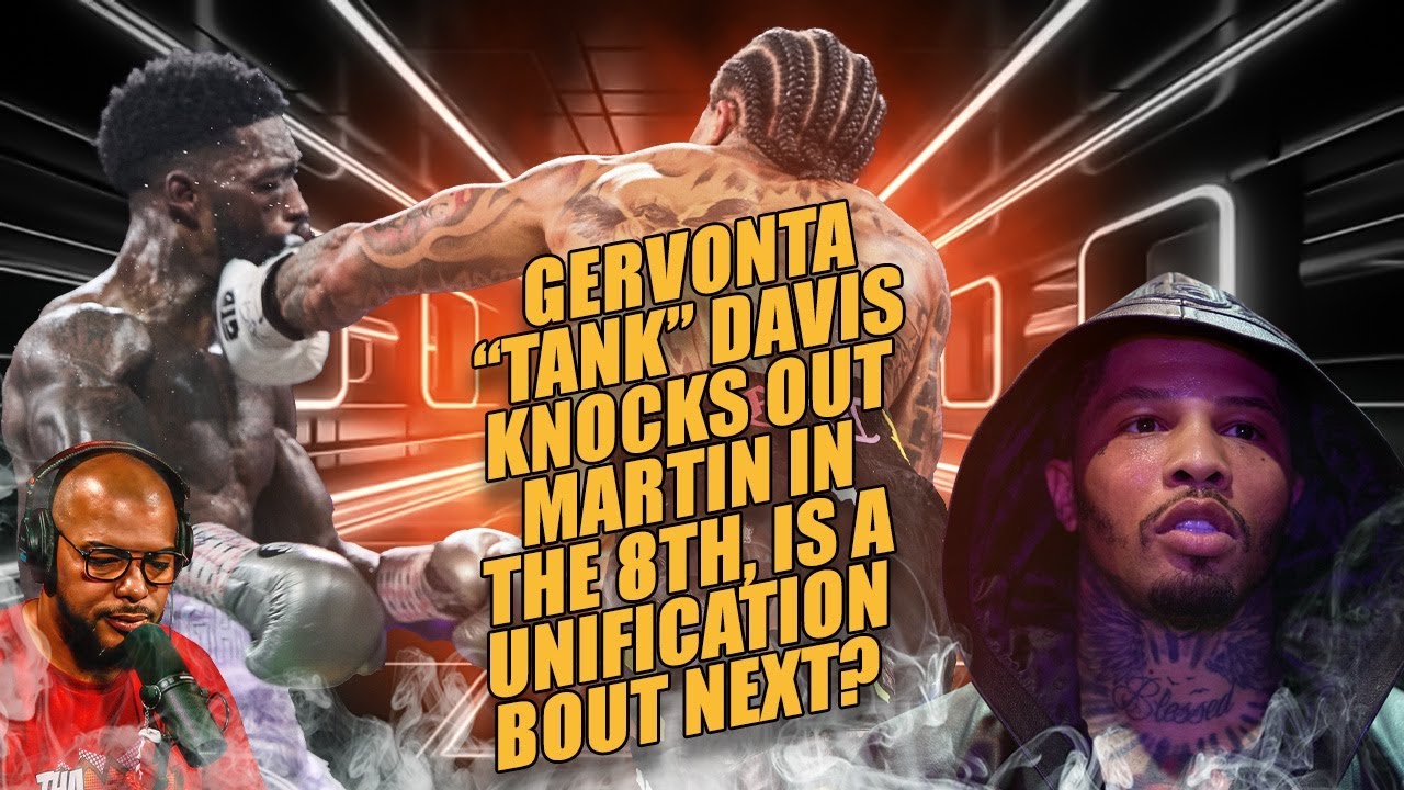 ☎️Gervonta “Tank” Davis Knocks Out Martin In The 8th, Is A Unification ...